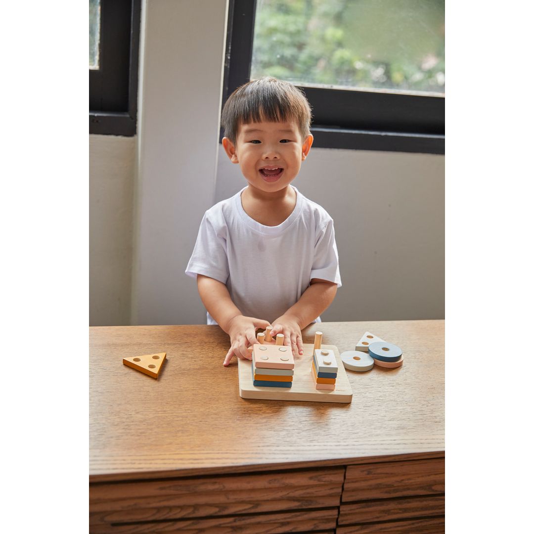 Geometric Sorting Board - Orchard – PILLOBEBE