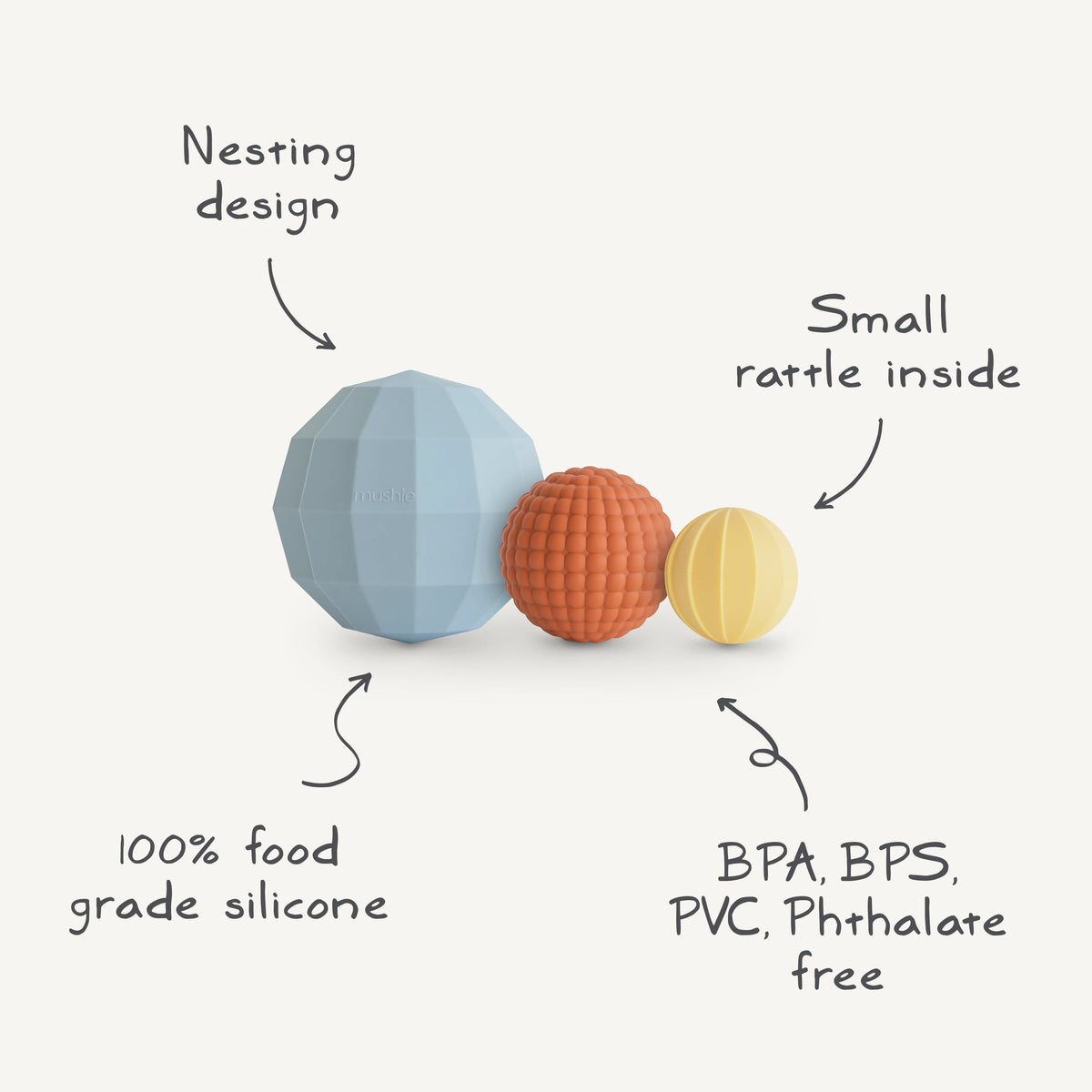 Nesting Spheres Sensory Toy – PILLOBEBE